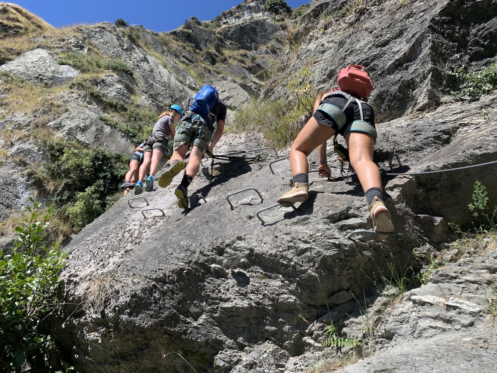 Waterfall Via Ferrata with Wildwire Wanaka – Niki in New Zealand