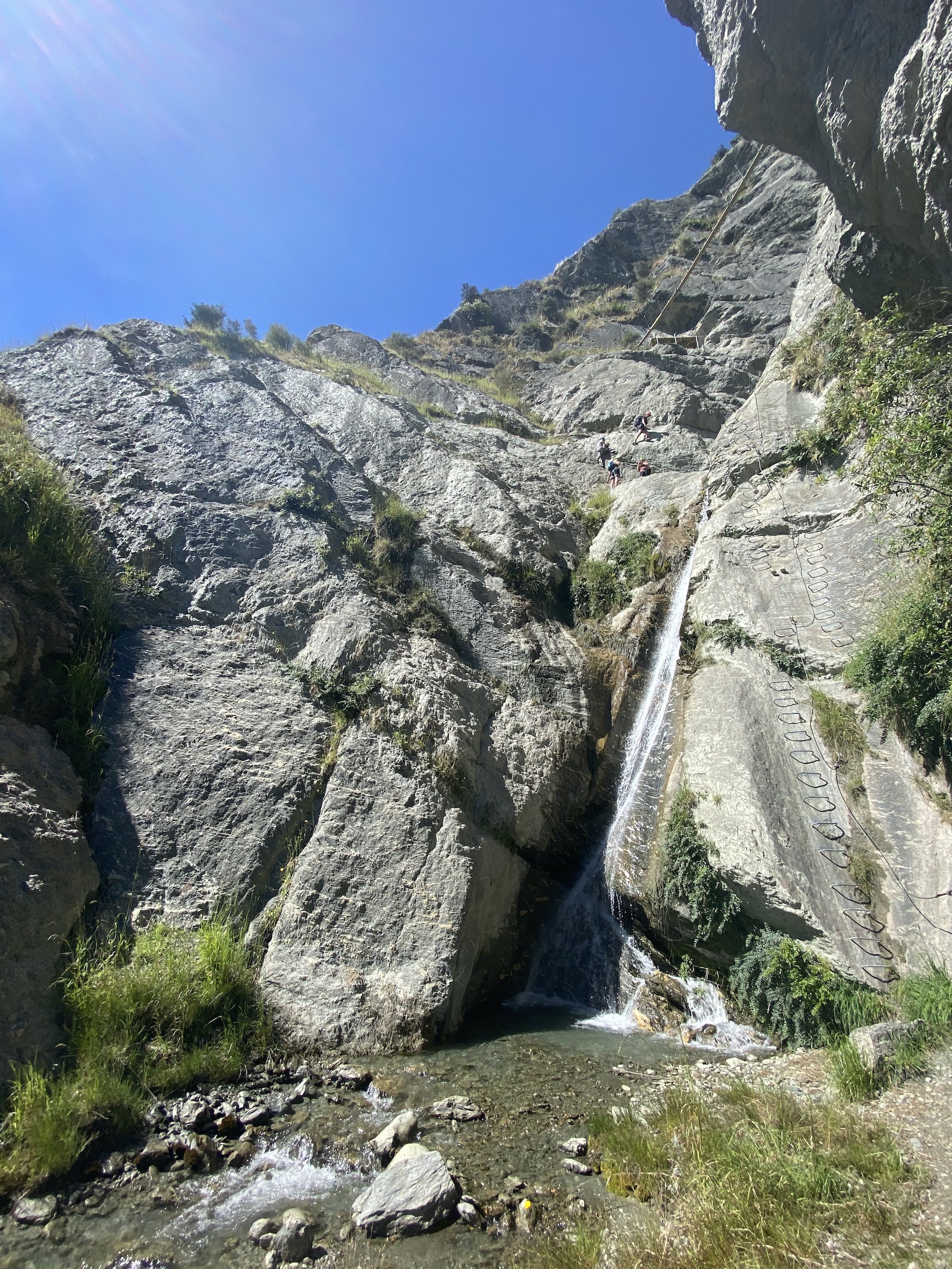 Waterfall Via Ferrata with Wildwire Wanaka – Niki in New Zealand